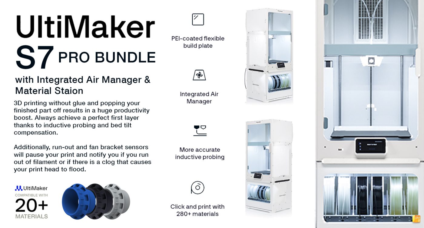 Ultimaker S7 Pro-Bundle (UK) – Ultimaker Supplies